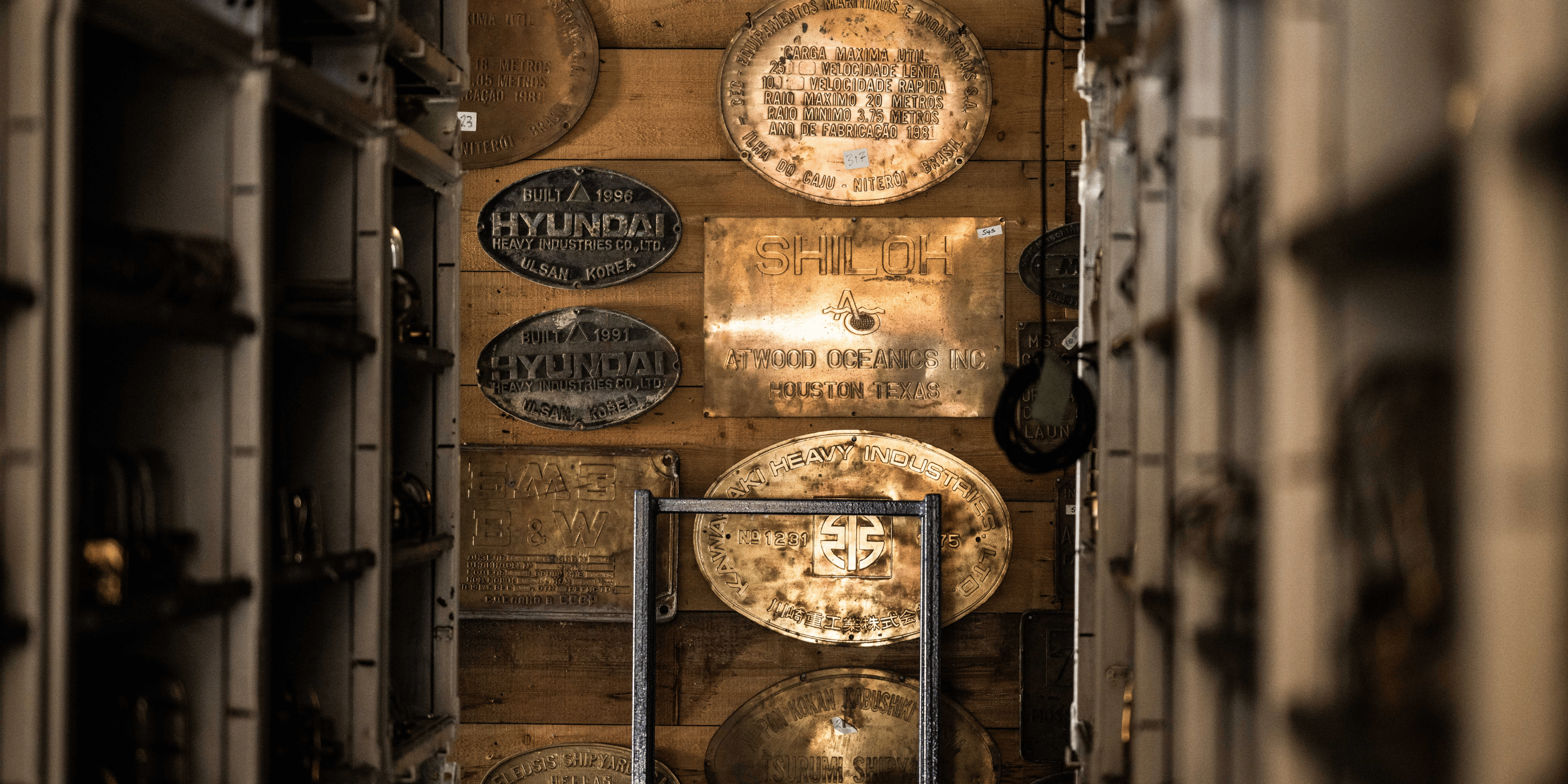 Ships Engine Builders Plates – Trinity Marine