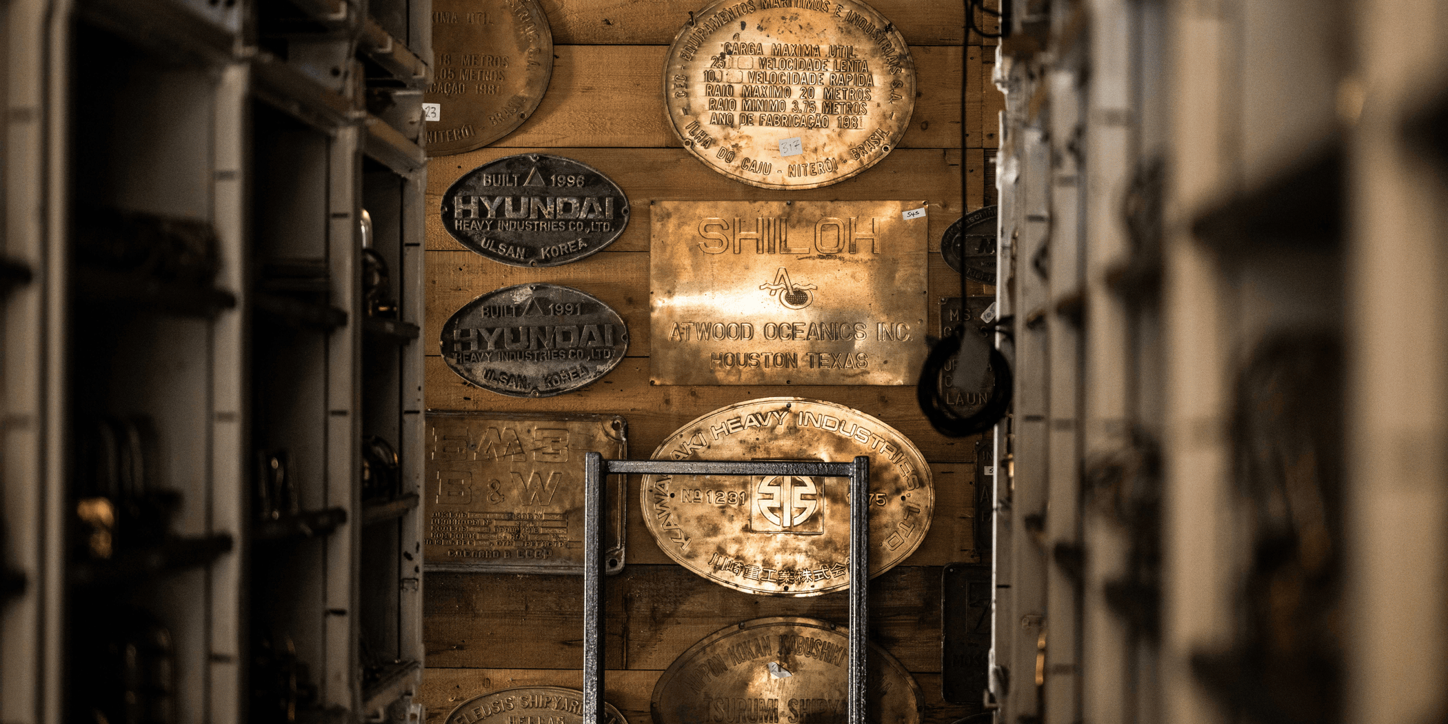 Ships Engine Builders Plates – Trinity Marine