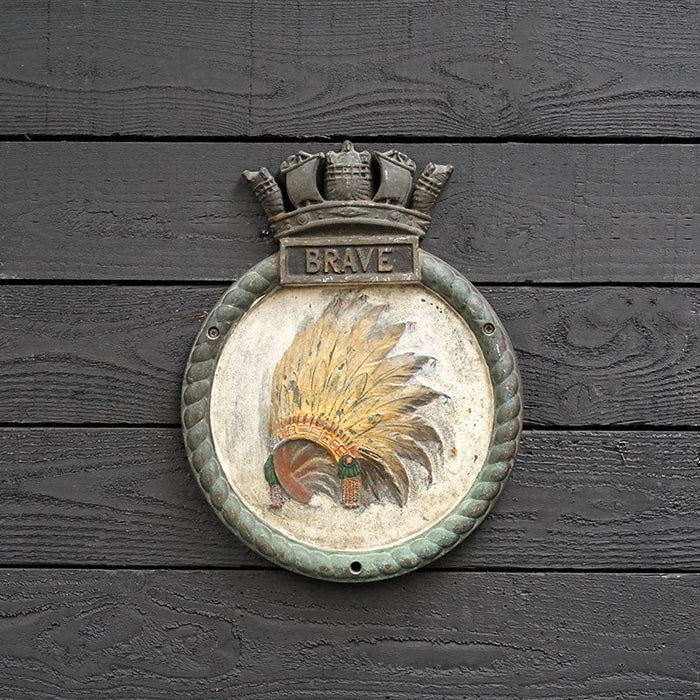 HMS Brave Screen Badge - 1943 – Trinity Marine