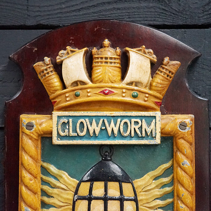 HMS Glow-Worm Screen Badge – Trinity Marine