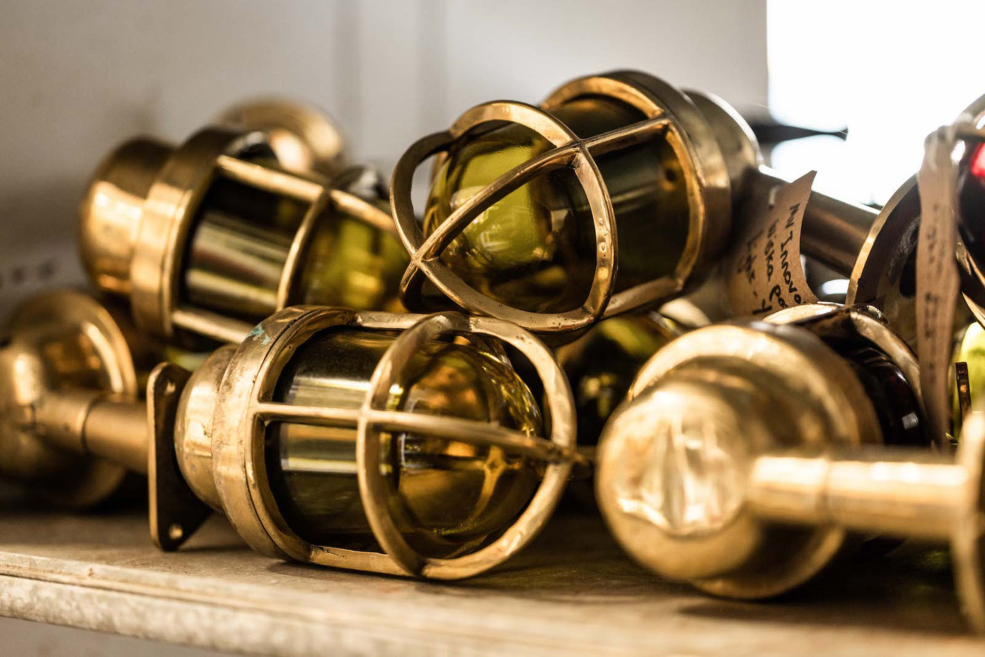 Blue Ships Inspection Pendant Light ex Cargo Ship – Trinity Marine